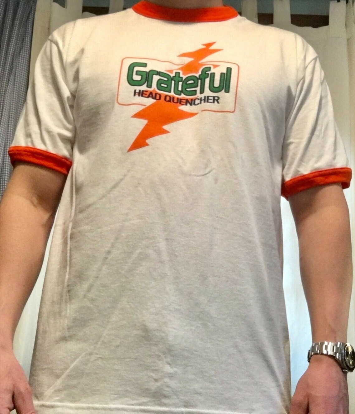 Orange Ringer T-shirt Grateful Dead Head Quencher Gatorade Lot - Etsy