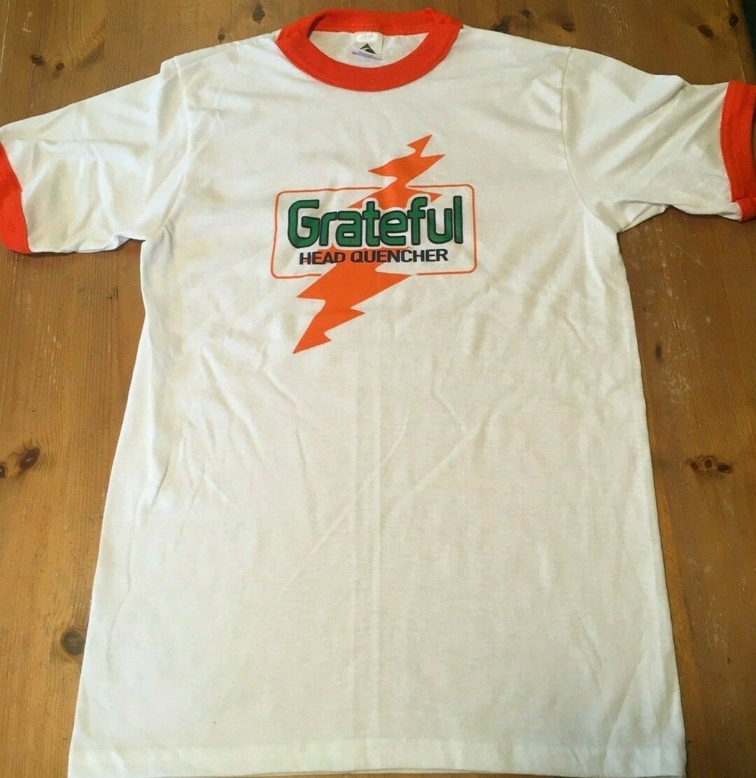 Orange Ringer T-shirt Grateful Dead Head Quencher Gatorade Lot ...