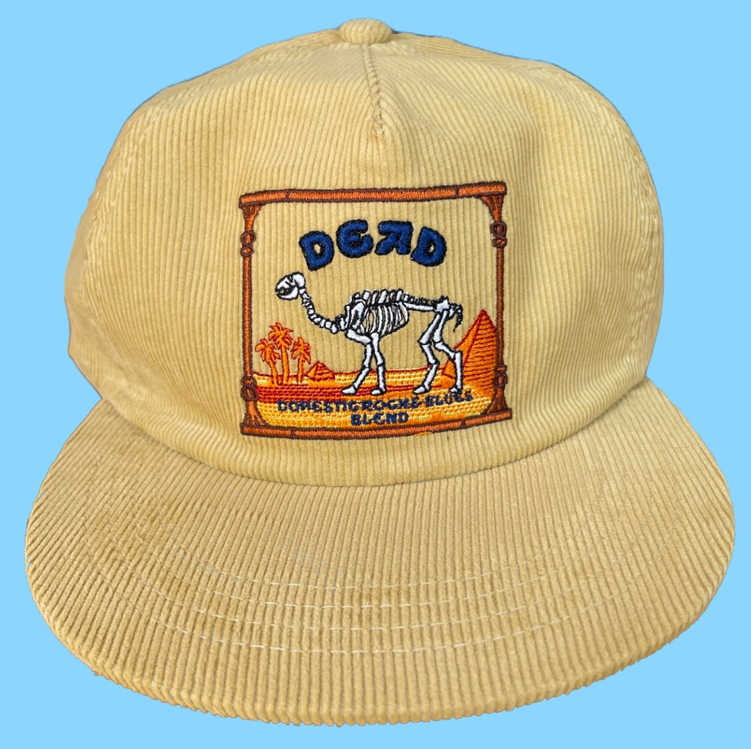 Corduroy Snap Back Hat Camel Skeleton Egypt Beige Shakedown - Etsy