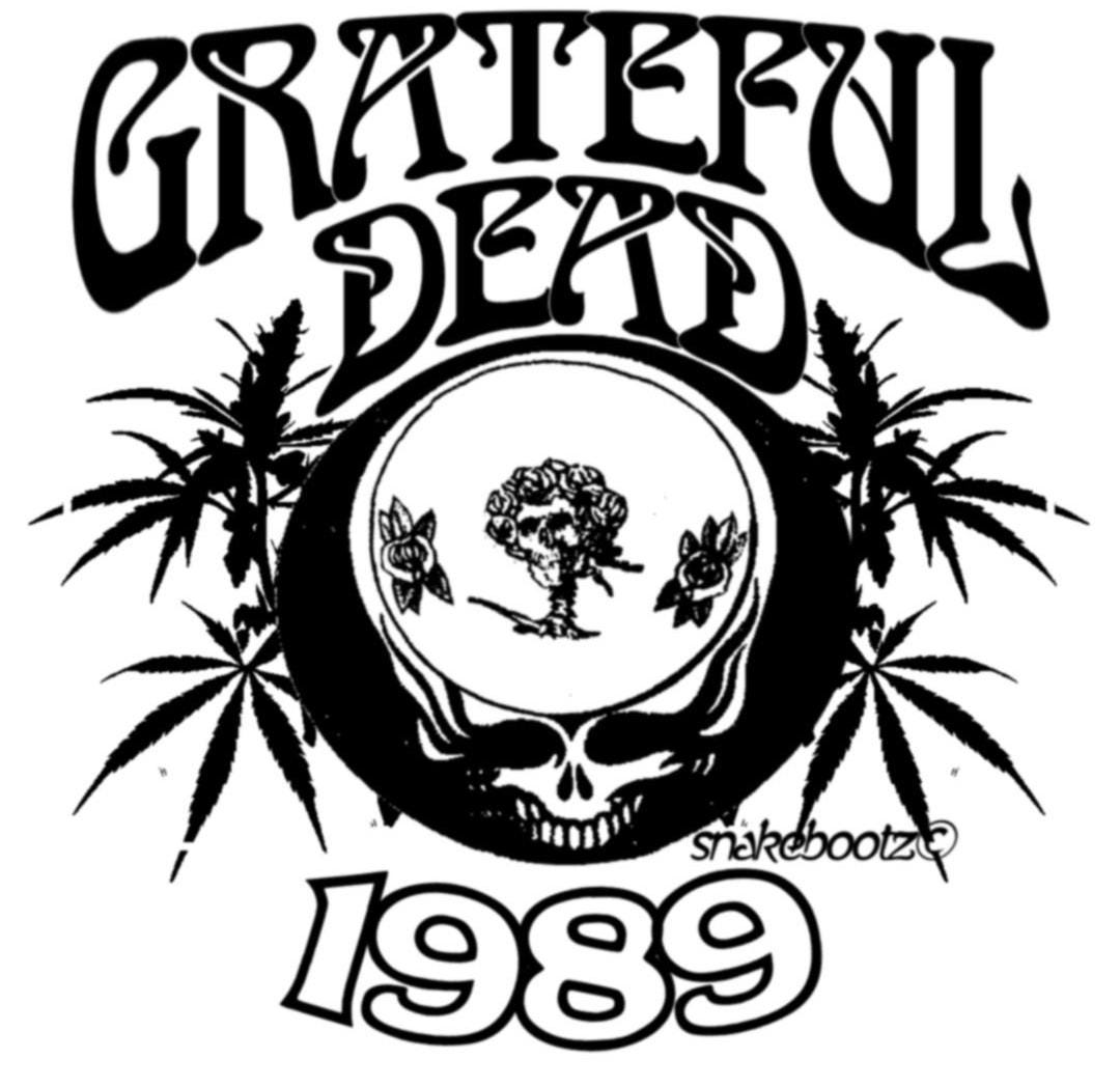 Set of 2 Grateful Dead Sticker Pack 2.75" Grateful 1989 1988 Tour Maine ...