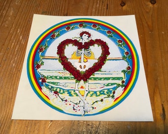 Grateful Dead Rose Sticker - Etsy