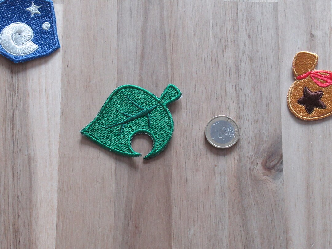 Leaf - Animal Crossing Patch: Embroidered Iron-on Applique - Etsy