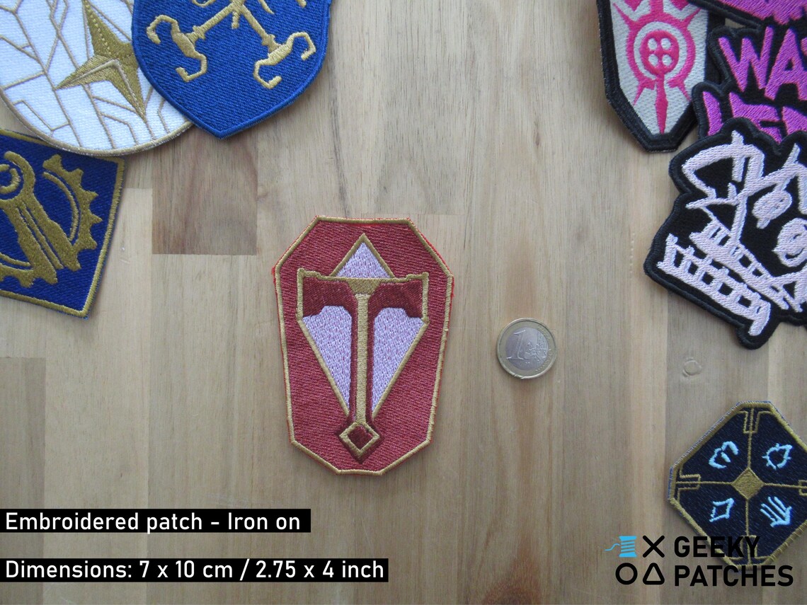 Talis' Crest - Arcane Patch: Embroidered Iron-on Applique - Etsy