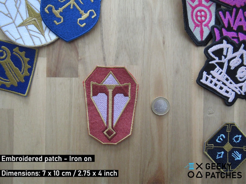 Talis' Crest - Arcane Patch: Embroidered Iron-on Applique - Etsy