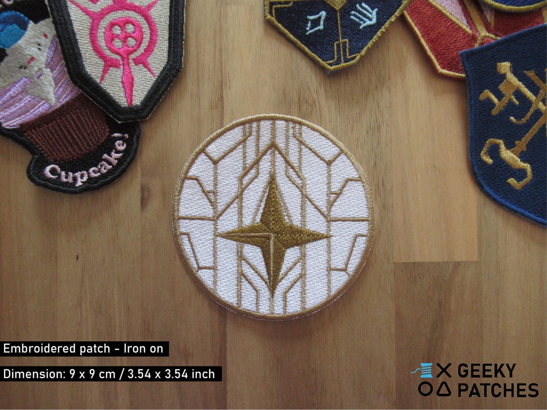 Medarda's Crest - Arcane Patch: Embroidered Iron-on Applique - Etsy