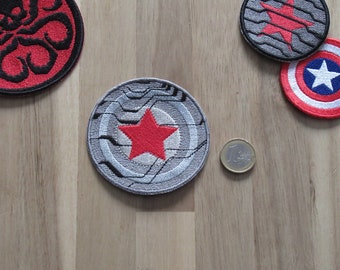 Winter Solider, Bucky Barnes, Arm Emblem Iron-on Embroidered Patch ...