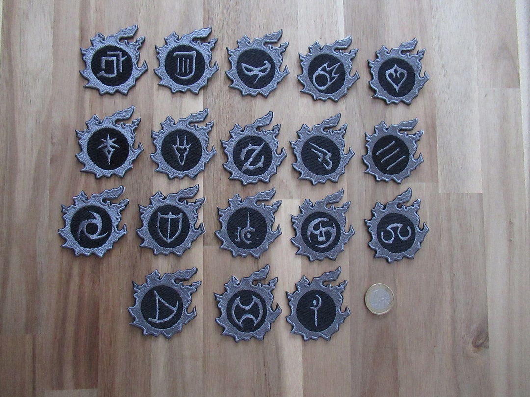 Magic Job Icon - FFXIV Patch: Embroidered Iron-on Applique - Etsy