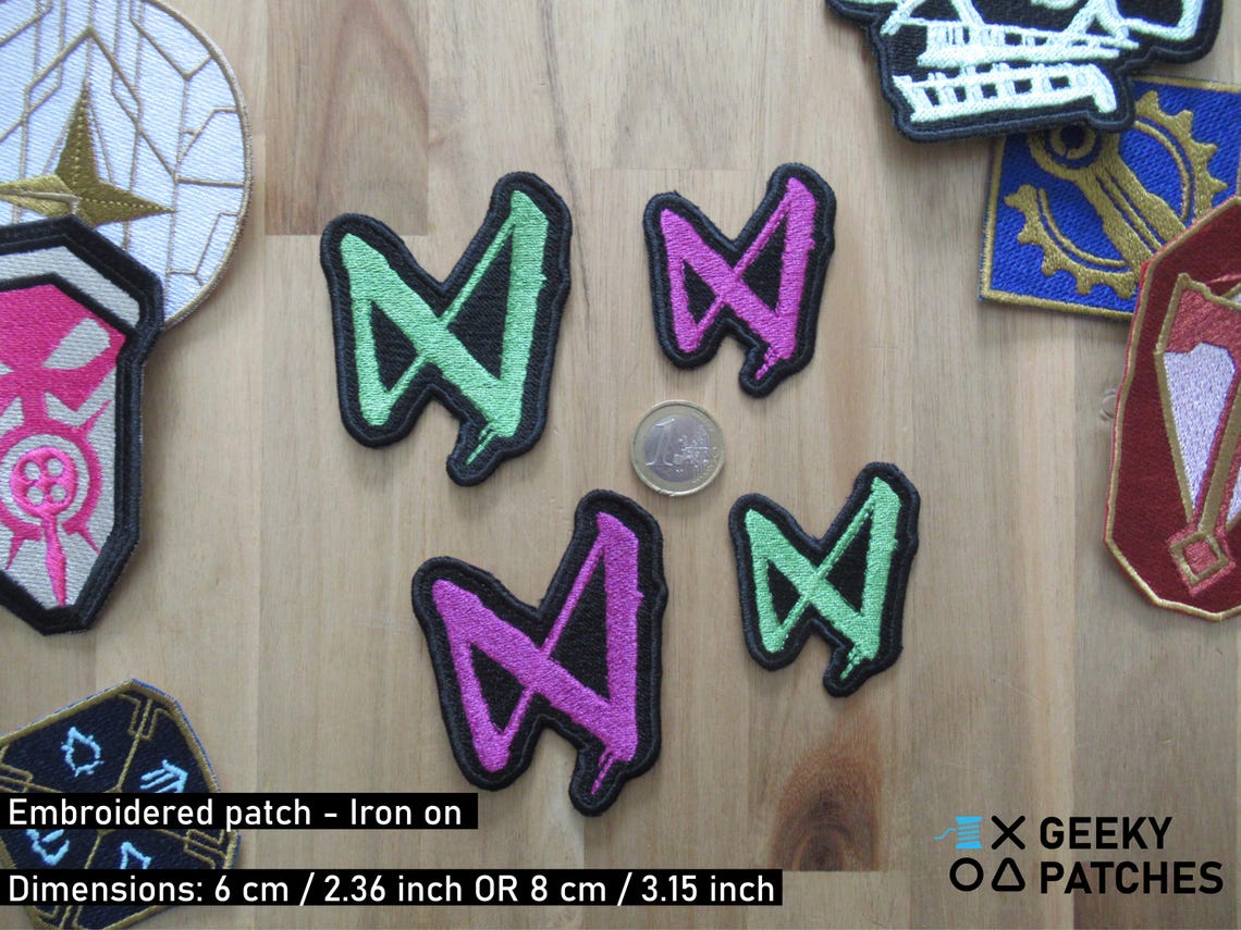 Fire Lights - Arcane Patch: Embroidered Iron-on Applique - Etsy