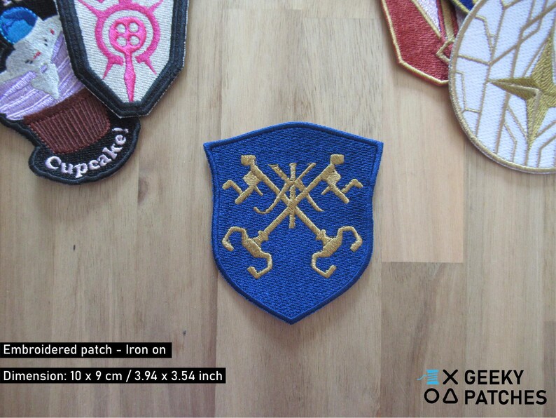 Kiramman's Crest - Arcane Patch: Embroidered Iron-on Applique - Etsy