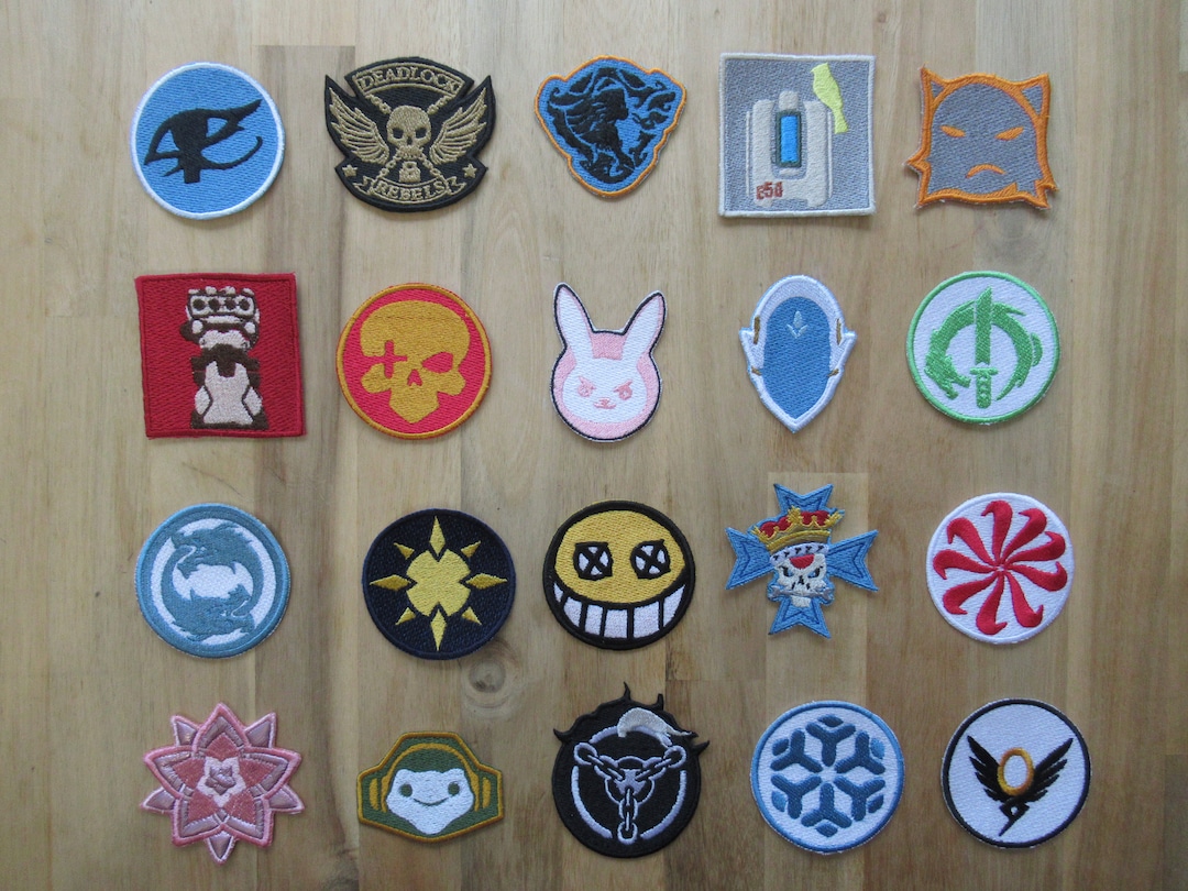 Overwatch Character - Overwatch Patch: Embroidered Iron-on Applique - Etsy