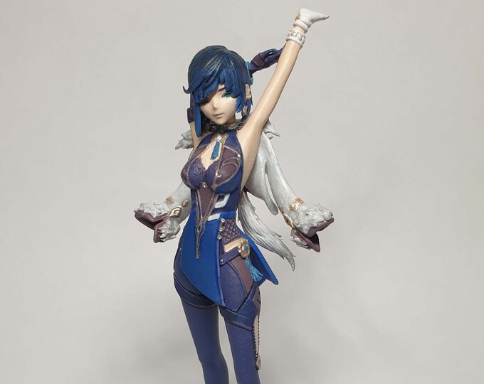 Yelan - Genshin Impact 3d Printed Figure (painted) - Etsy
