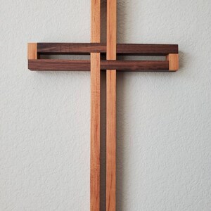 Wooden Eternity Cross - Etsy