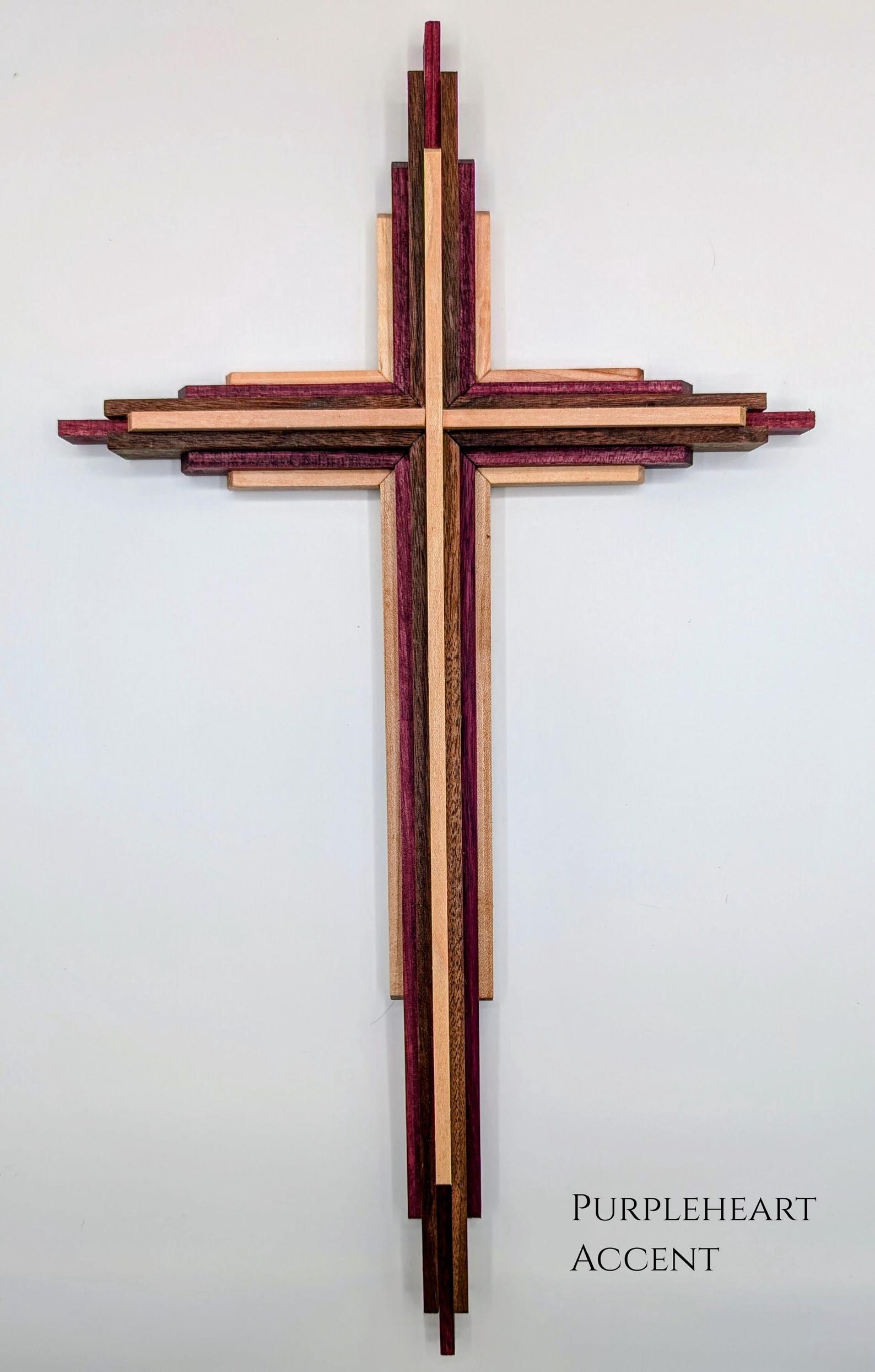 Wooden Layered Cross - Etsy
