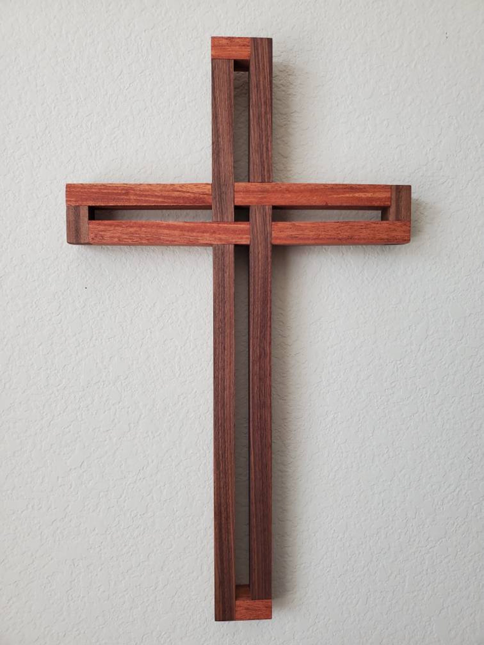 Wooden Eternity Cross - Etsy