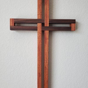 Wooden Eternity Cross - Etsy