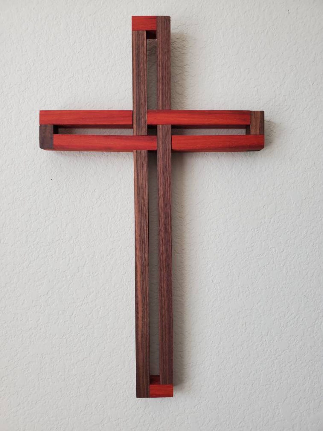 Wooden Eternity Cross - Etsy