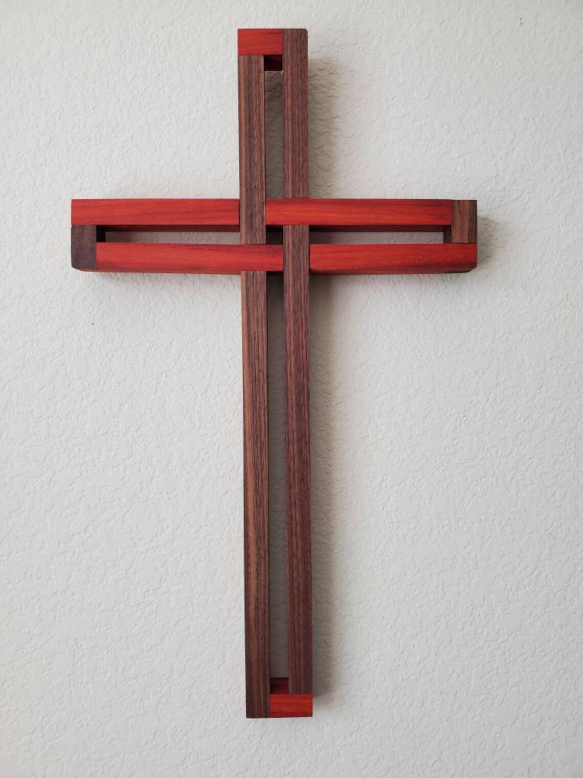 Wooden Eternity Cross - Etsy
