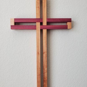 Wooden Eternity Cross - Etsy