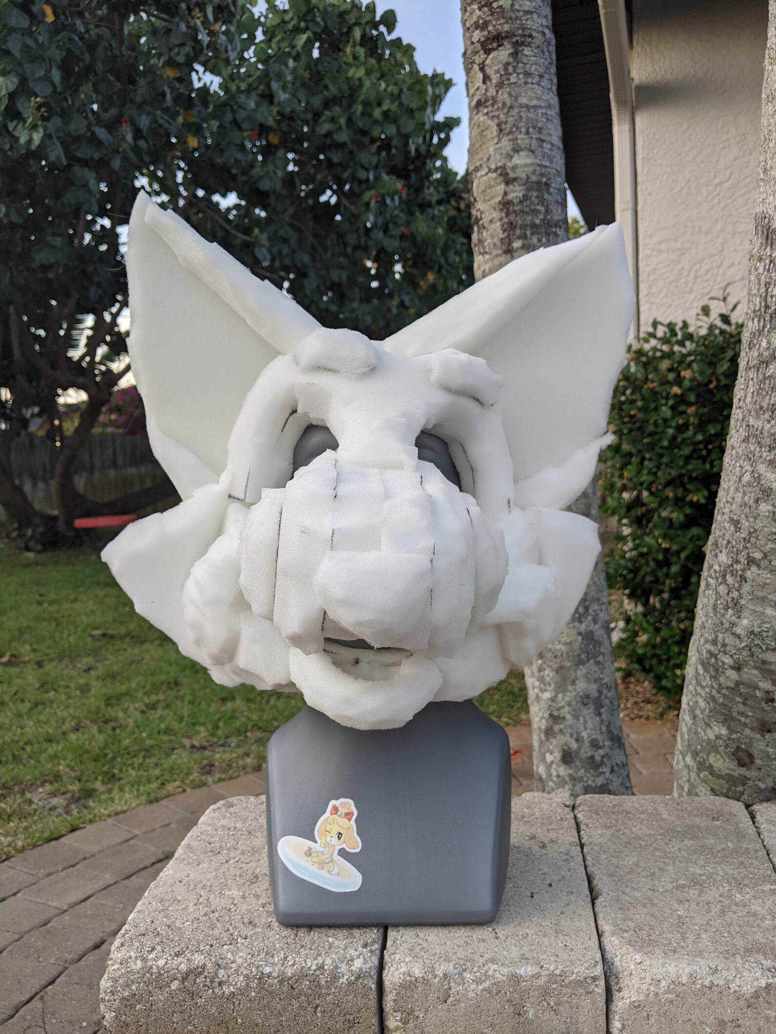 Wolf Fursuit Head Base *best Fit 23'' to 24'' Head Circumference* - Etsy