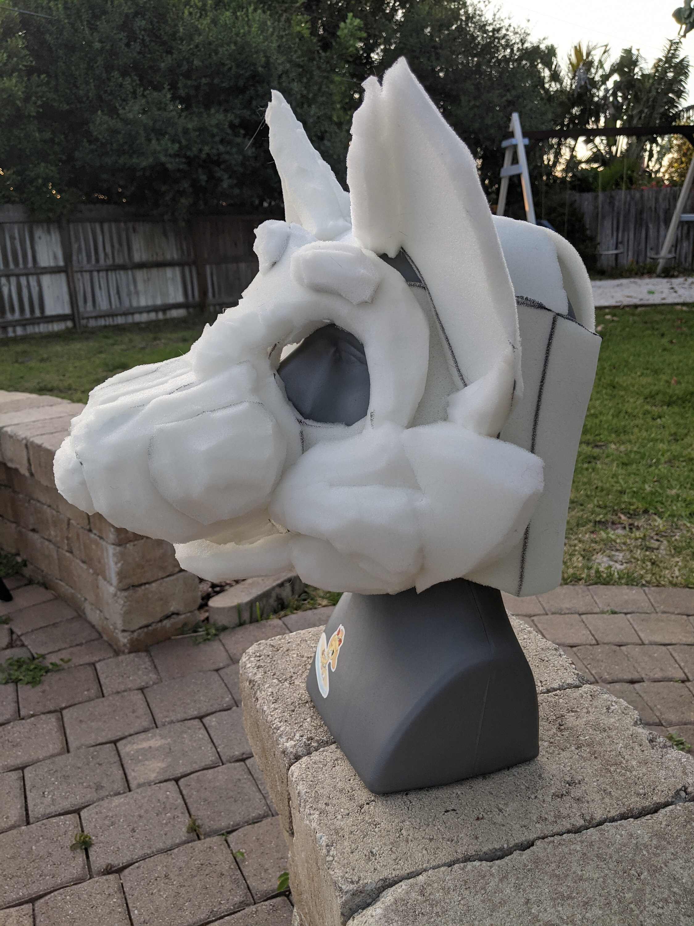 Wolf Fursuit Head Base *best Fit 23'' to 24'' Head Circumference* - Etsy