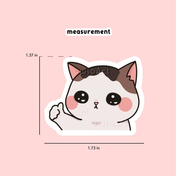 Goede Kattenmeme Rambling Goat Huh Cat Meme Sleutelhanger Verward Cat
