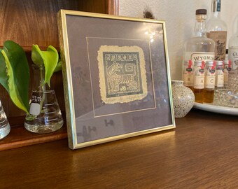 Framed Tiger Print - Etsy