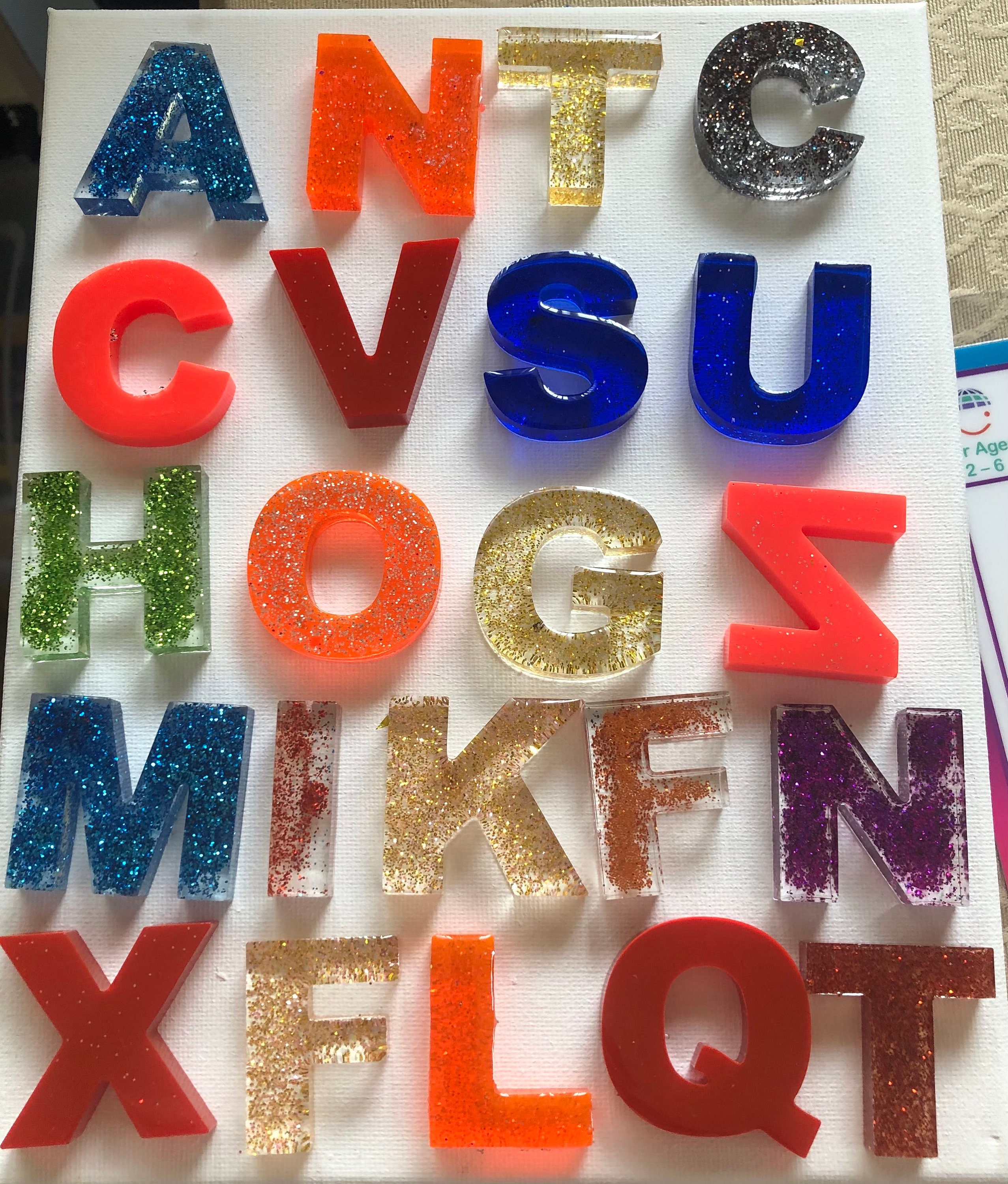 Letters Key Chain - Etsy