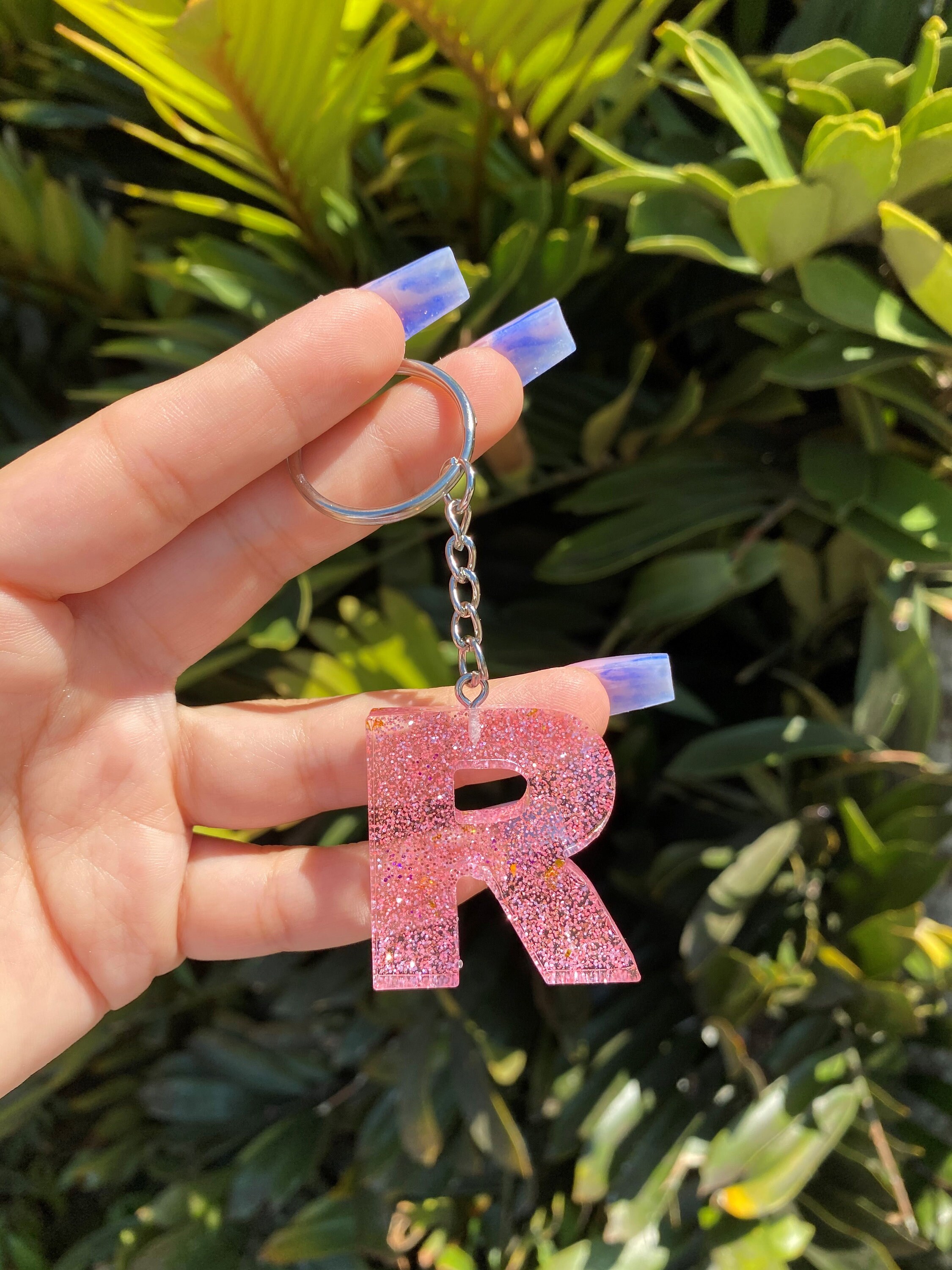Letters Key Chain - Etsy