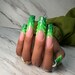 Lime-lite Press-on Nails - Etsy