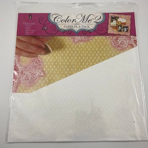 Color Me Papers, Set of 2, Ebony Nostalgia 6 Pack and Sampler 6 Pack ...