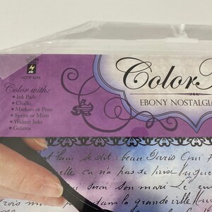 Color Me Papers, Set of 2, Ebony Nostalgia 6 Pack and Sampler 6 Pack ...
