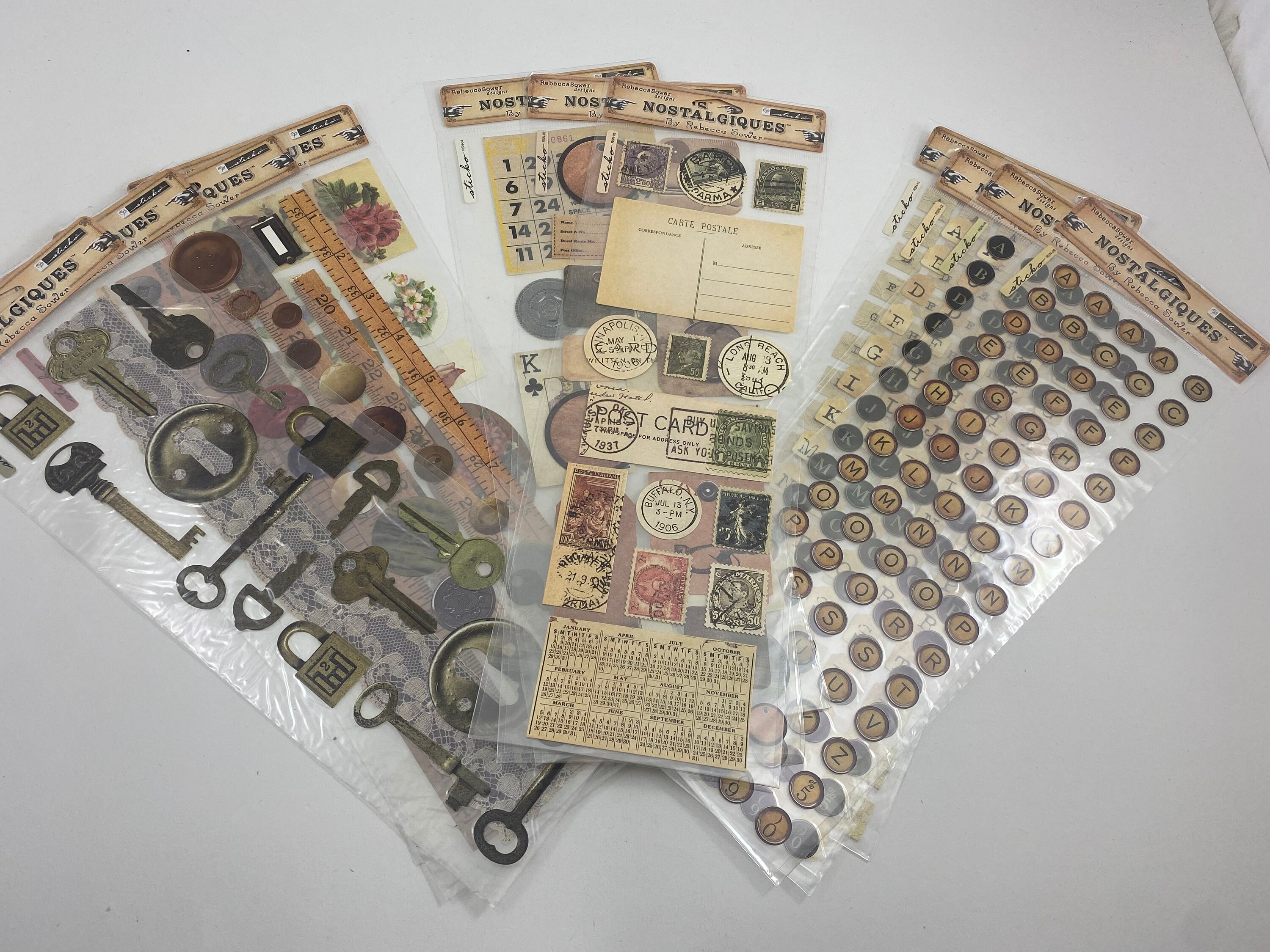 Nostalgiques Sticker Sets, Scrapbooking and Greeting Cards ...