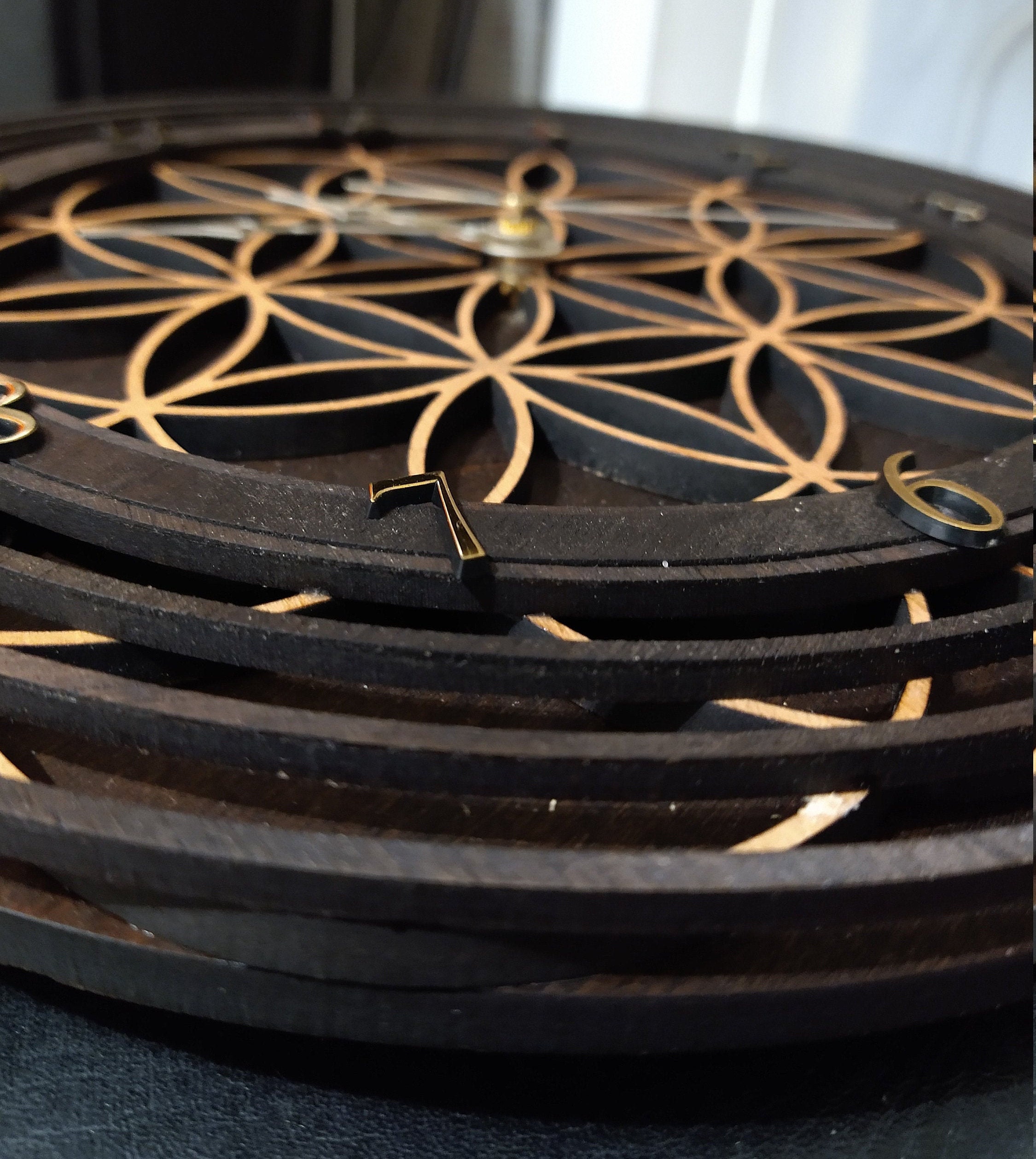 Sacred Geometry Clock - Etsy