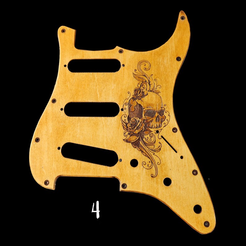 Personalized Guiter Pick Guard- Custom Gifts for the Musicans - Etsy
