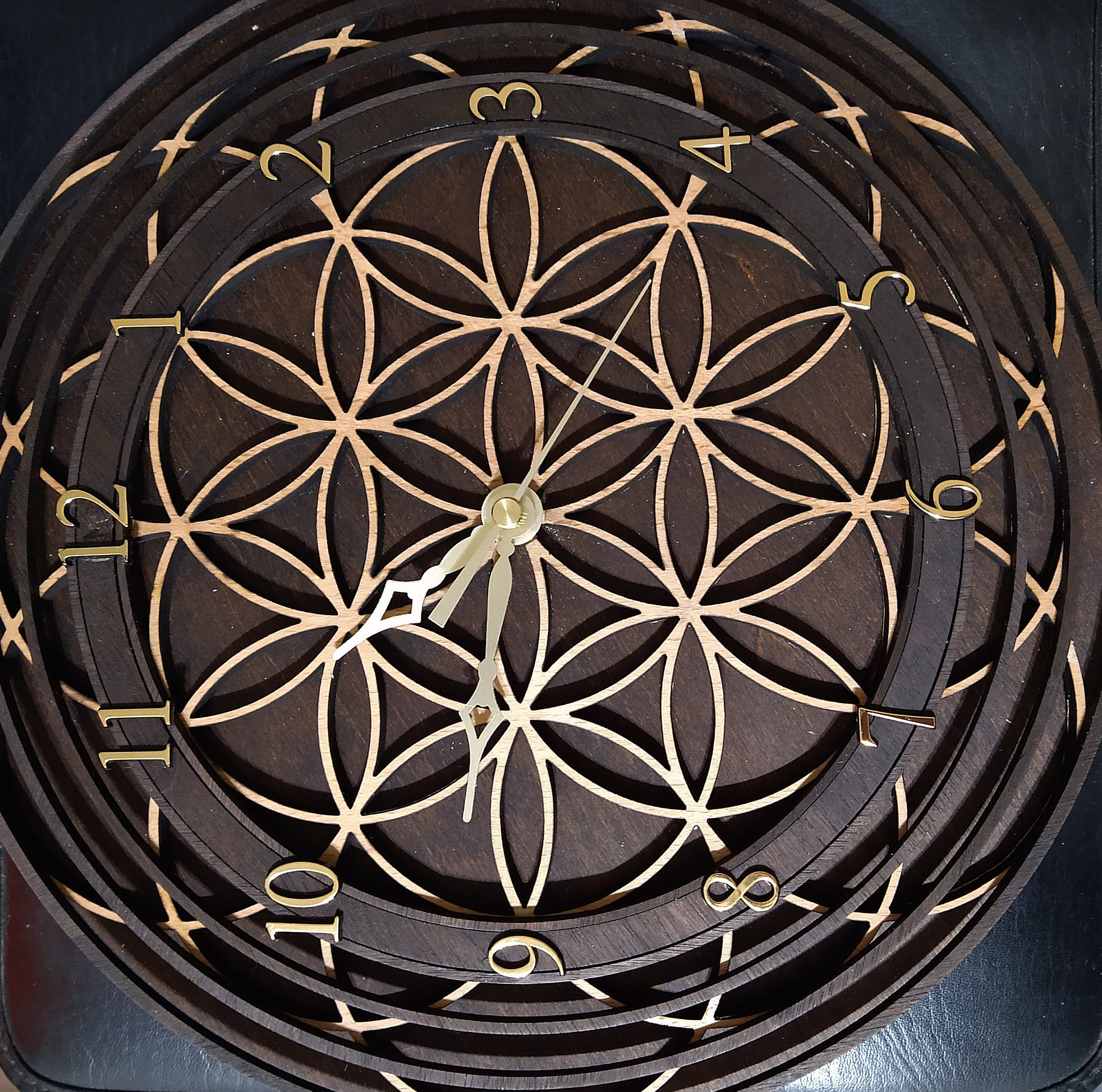 Sacred Geometry Clock - Etsy