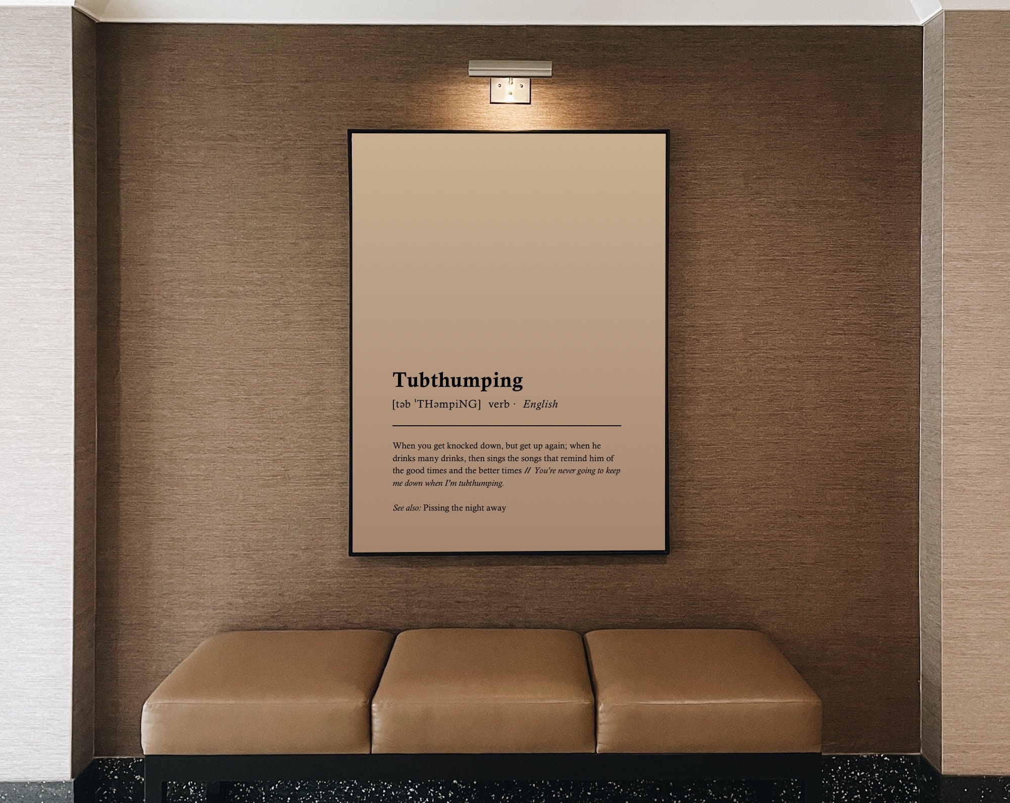 Definition Wall Art · Tubthumping · 90s Art Print - Etsy