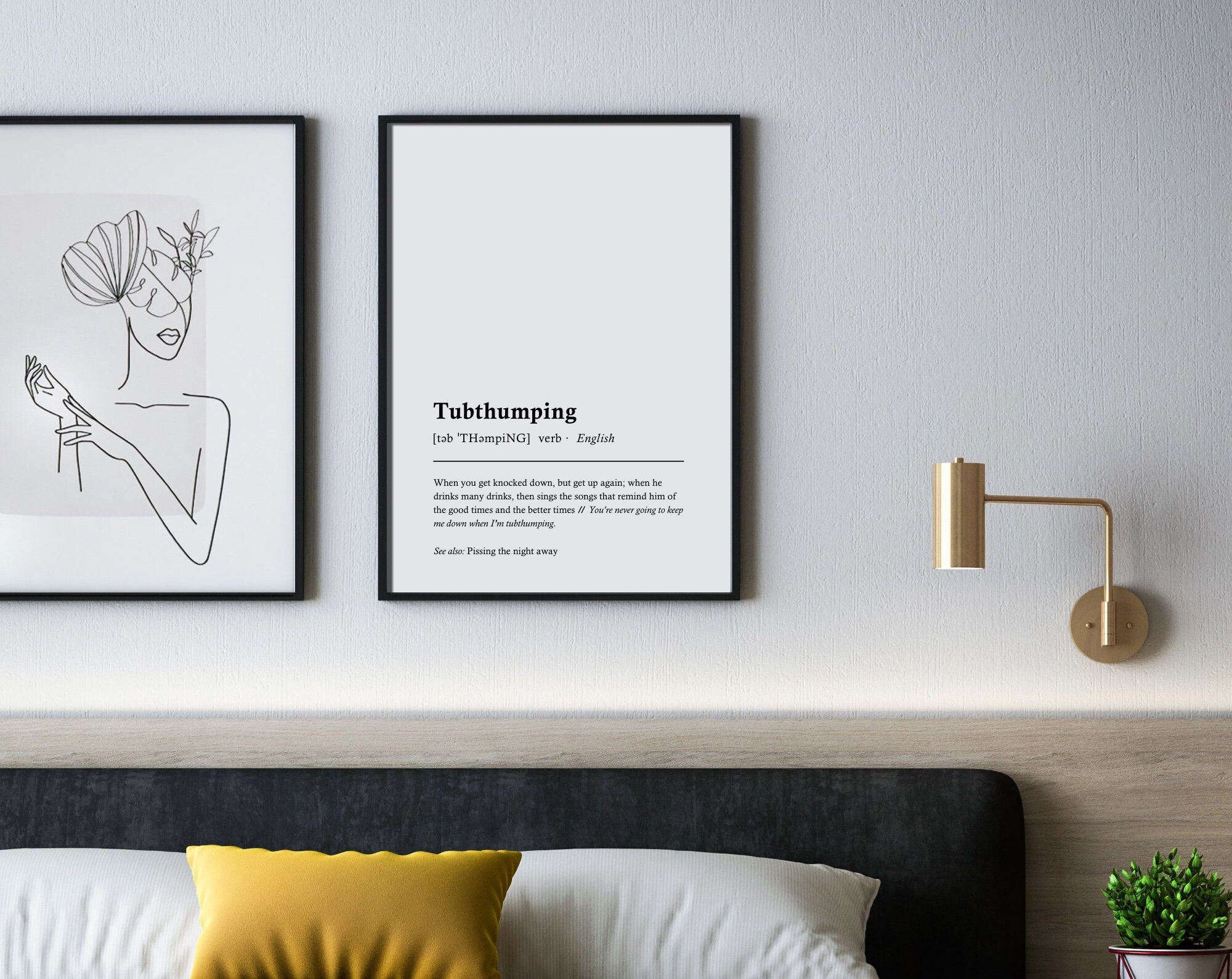 Definition Wall Art · Tubthumping · 90s Art Print - Etsy