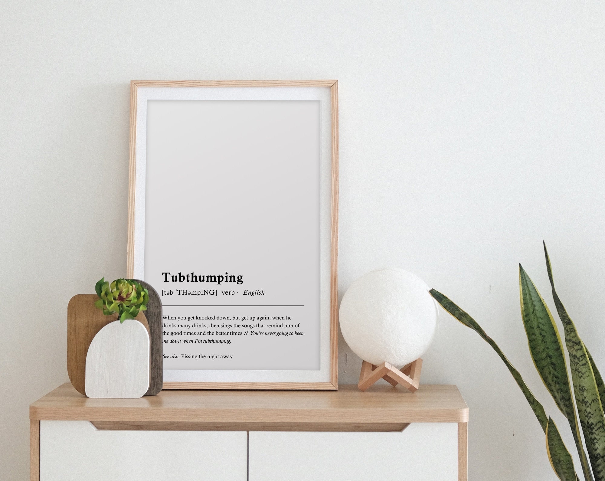 Definition Wall Art · Tubthumping · 90s Art Print - Etsy