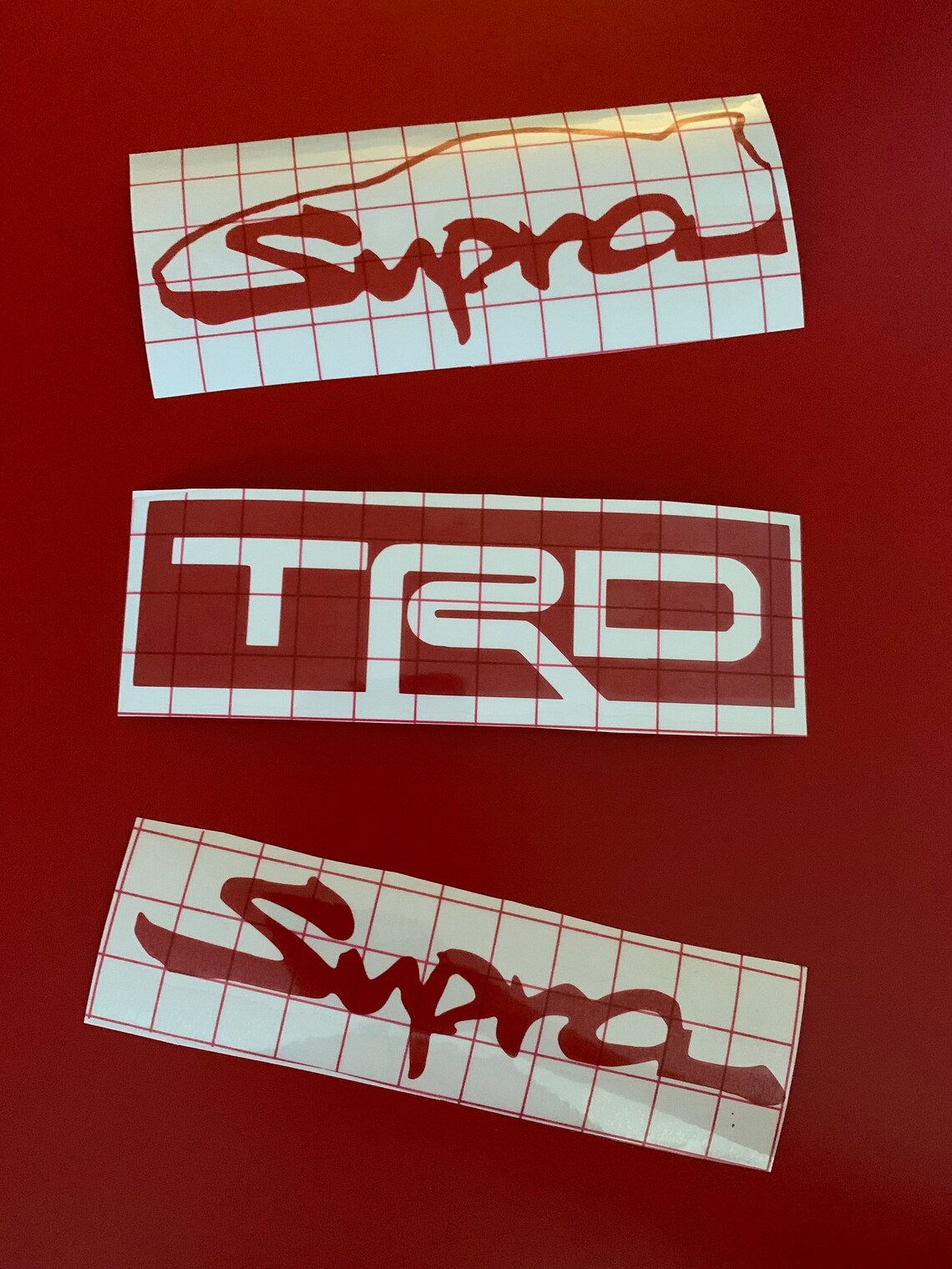 Toyota Supra TRD Vinyl Decal MK 4 | Etsy