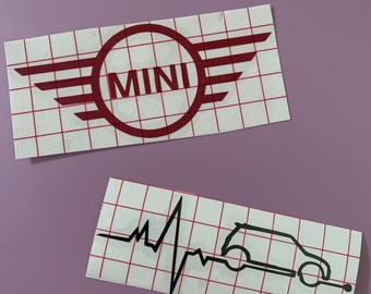 Mini Cooper Vinyl Decal - Etsy