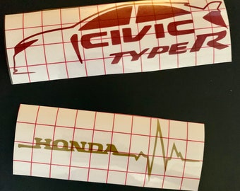 Honda Type R Sticker | Etsy