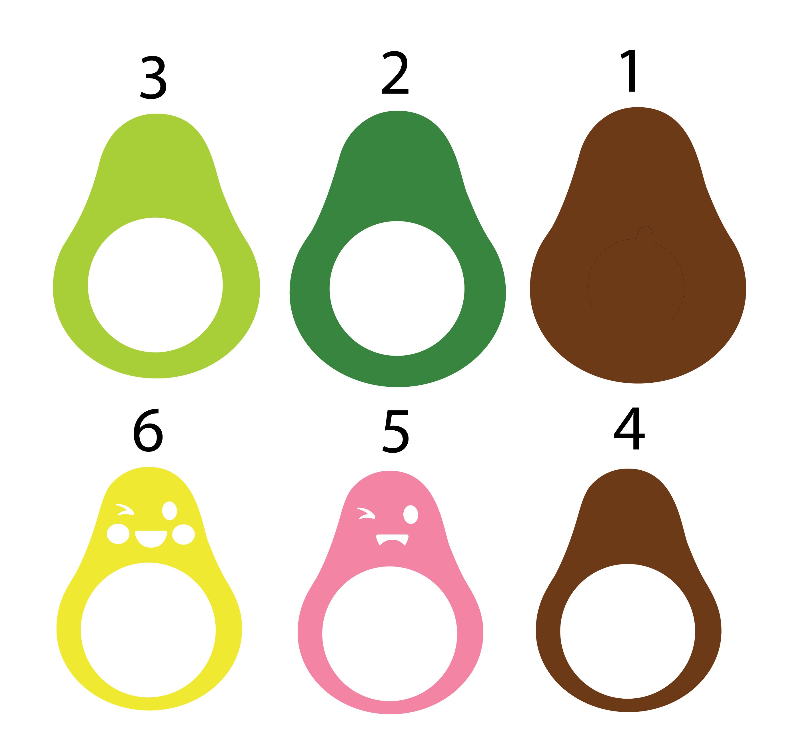 Cut File Sweet Avocado/ Ornament/ Papercraft/ Lovely/ San - Etsy España