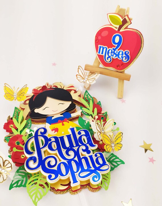 Snow White Cake Topper / Snow White theme Party / Snow White | Etsy