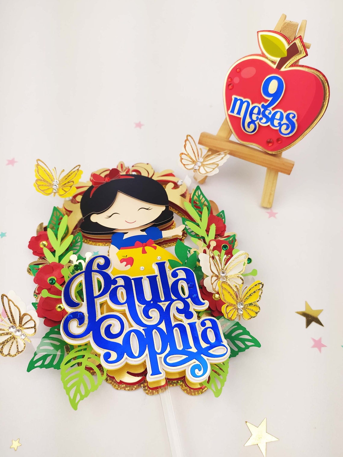 Snow White Cake Topper / Snow White theme Party / Snow White | Etsy