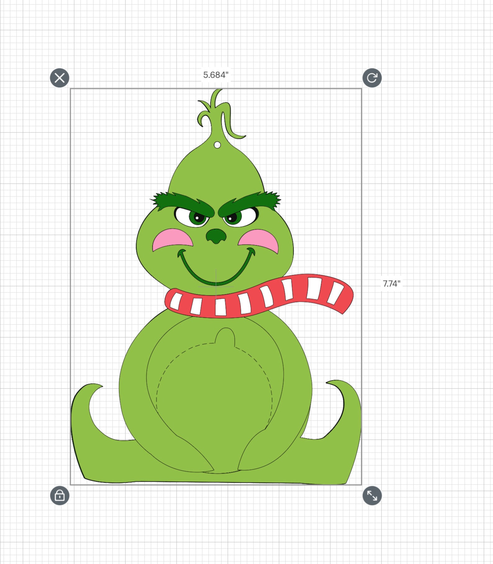 Cut File the Grinch / Ornament / Grinch / El Grinch / Navidad | Etsy