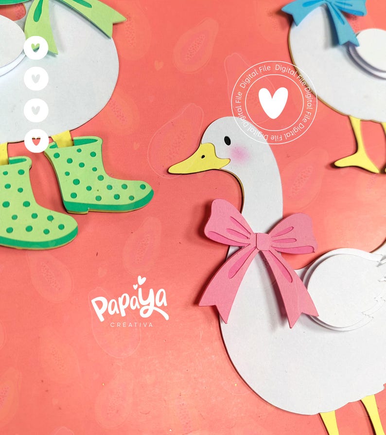 Adorable Goose Set Layered Cutting File (DIGITAL FILE) *includes All 3 ...