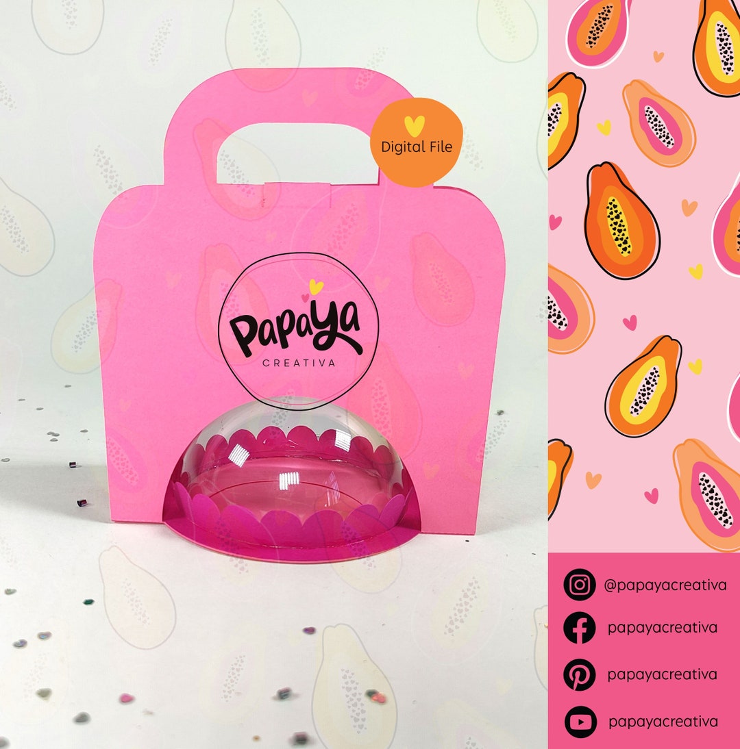 Candy Holder DIGITAL FILE Base to Personalize/ Dome Size 8cm/ Open and ...