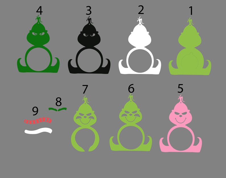 Cut File the Grinch / Ornament / Grinch / El Grinch / Navidad | Etsy