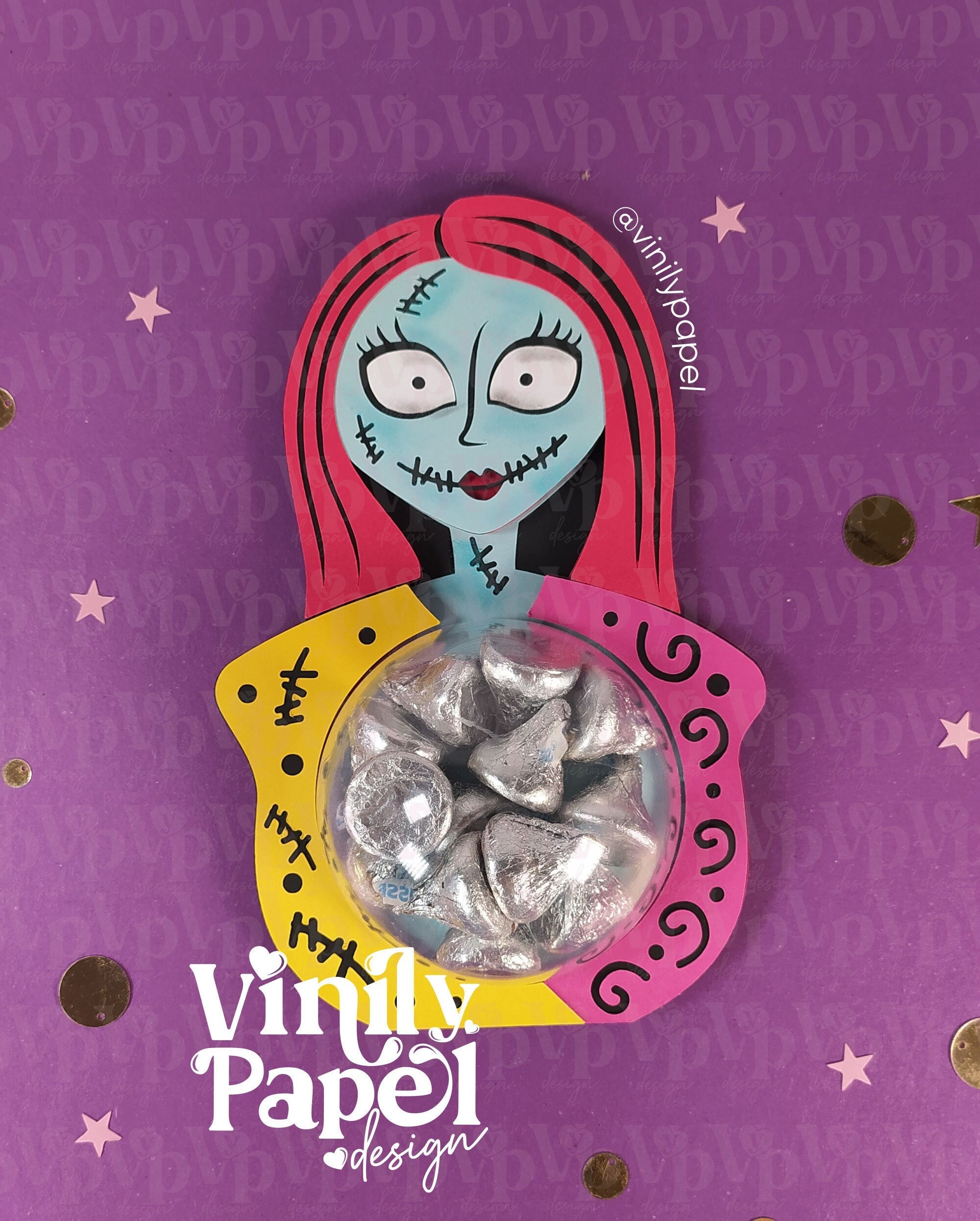 Cut File Sally Candy Holder Dome Size 8cm / the Nightmare - Etsy