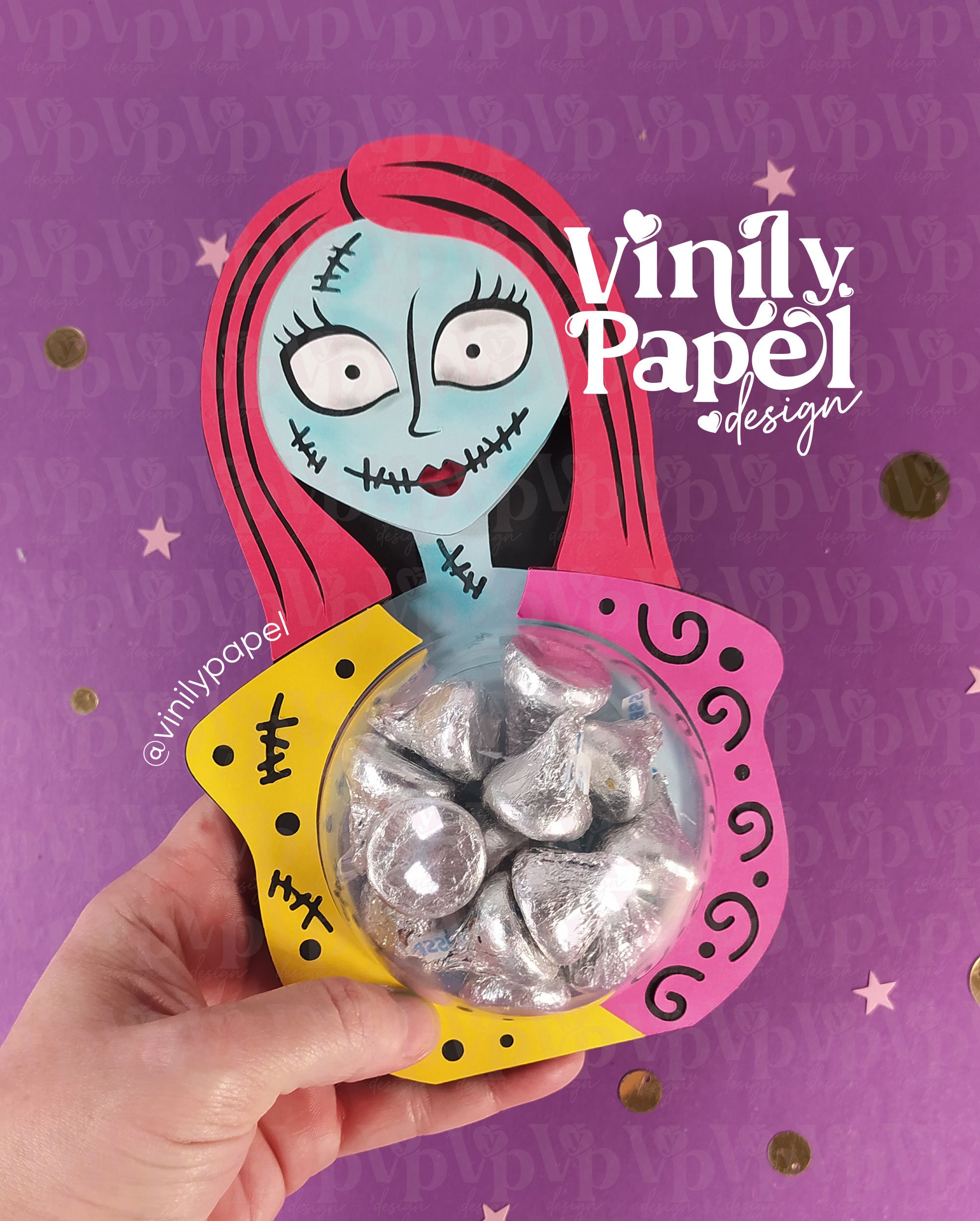 Cut File Sally Candy Holder Dome Size 8cm / the Nightmare - Etsy